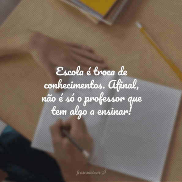 55 frases sobre escola para quem deseja aprender cada vez mais